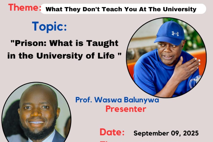 Prof. Waswa Balunywa Shares Lessons from the "University of Life ...